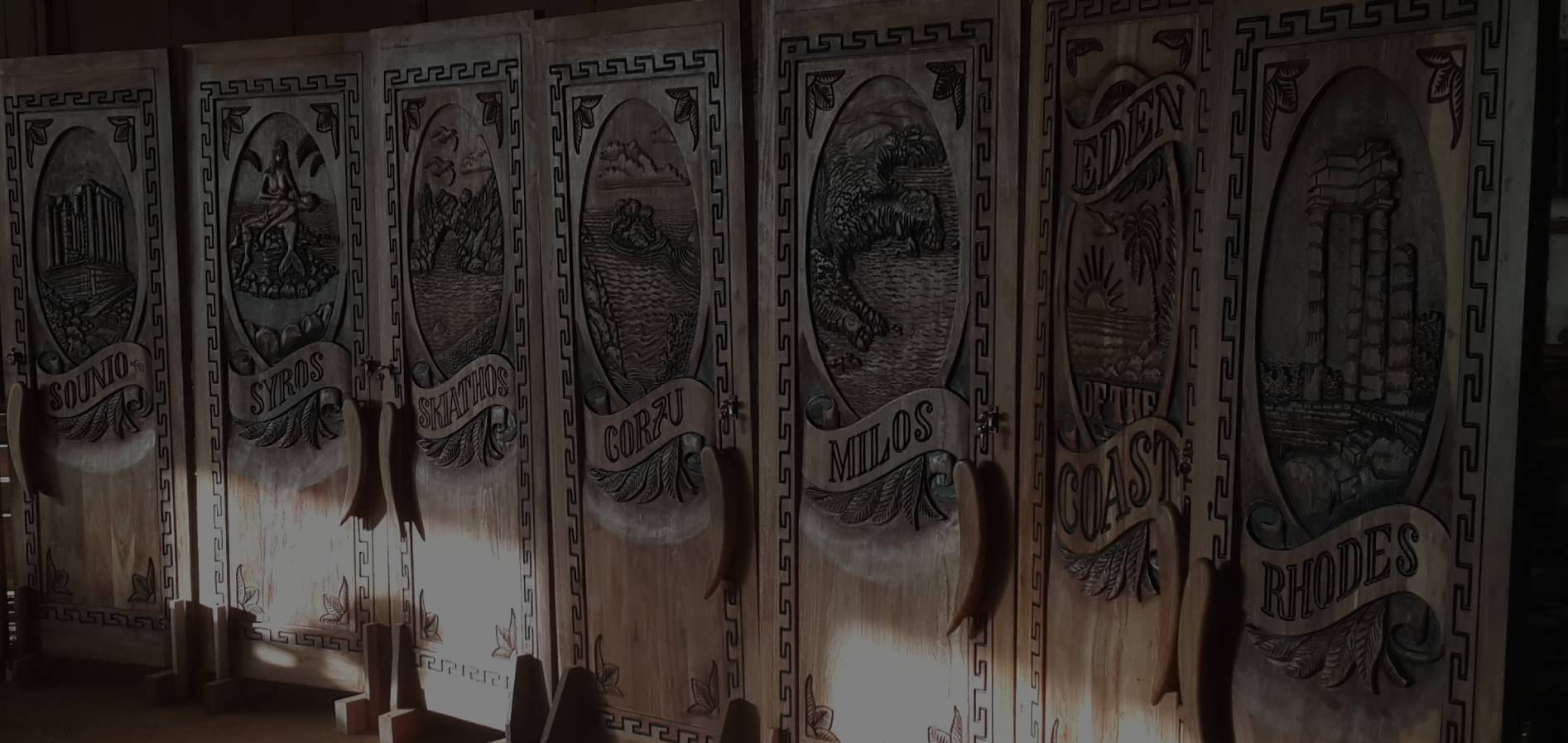 Custom Carved Eagle Doors | Hand-Crafted Interior Wooden Doors